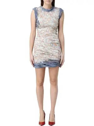 DIESEL® D-ayana Floral Cotton Sheath Dress - Blue