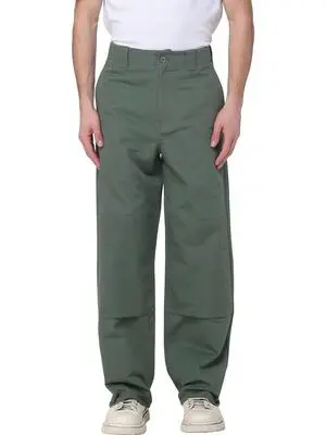 Kenzo Cotton Wide-leg Trousers - Brown