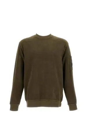 C.P. COMPANY Fleece Back Sweatshirt - Mud