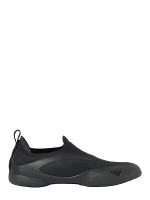 Adidas By Stella McCartney Recycled Polyester Knit Taekwondo Slip-on Sneakers - Black