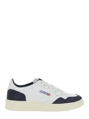 AUTRY AUTRY Lace-Up Sneakers With Paneled Detailing Blue