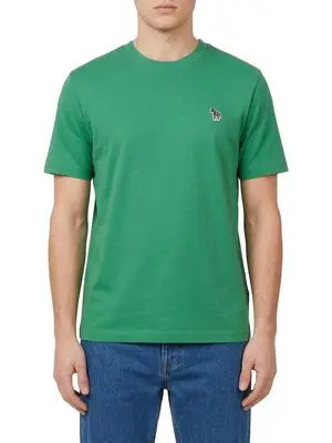 Paul Smith Cotton Crewneck T-shirt With Logo - Green