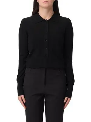 Patrizia Pepe Classic Collar Polo Shirt - Black