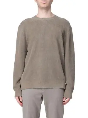 BOSS Ribbed Crew Neck Pullover - Green