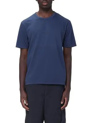 C.P. COMPANY Cotton T-shirt With Logo - Navy
