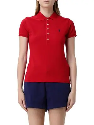 Ralph Lauren Cotton Polo Shirt - Red