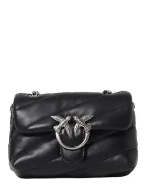 Pinko Quilted Leather Mini Bag With Chain Strap - Black 1