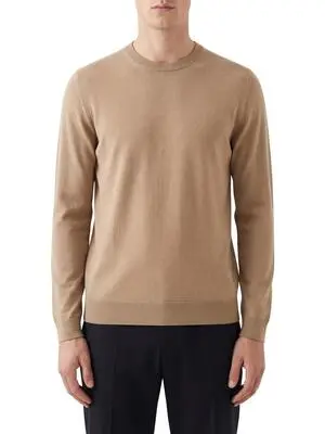 ZANONE Cotton Crew Neck Sweater - Mud