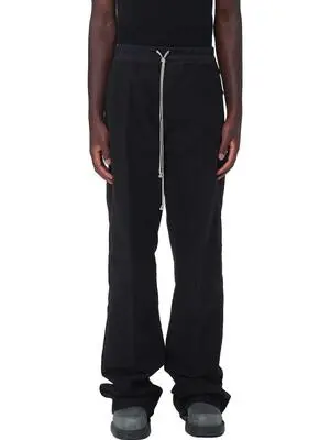 Rick Owens Drawstring Wide-leg Cotton Pants - Black