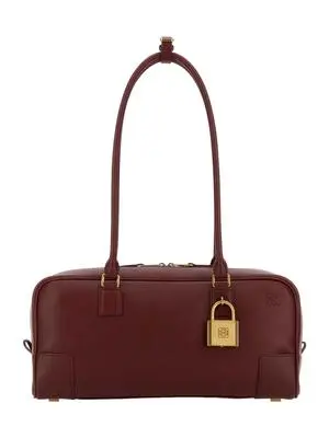 Loewe Amazona Leather Shoulder Bag - Red