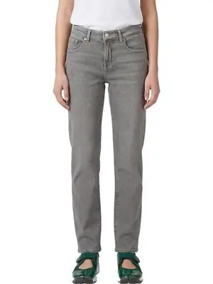 7 For All Mankind Slim Fit Stretch Denim Jeans - Grey