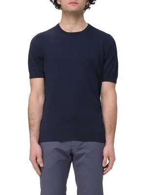 FAY Cotton Crewneck Pullover - Blue