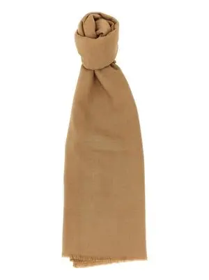 Max Mara Wool And Silk Stole - Brown
