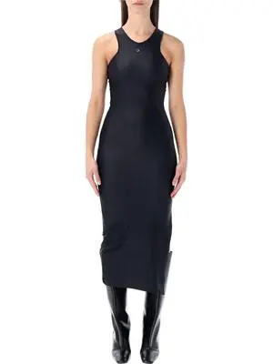 Coperni Sleeveless Midi Dress - Black