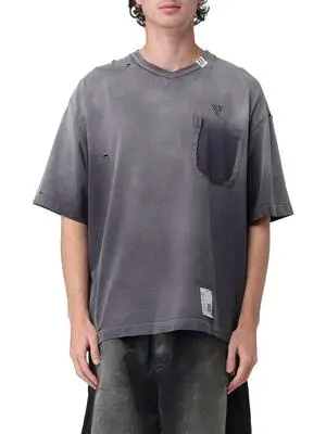 Mihara Yasuhiro Oversized Cotton T-shirt With Applied Logo - Black