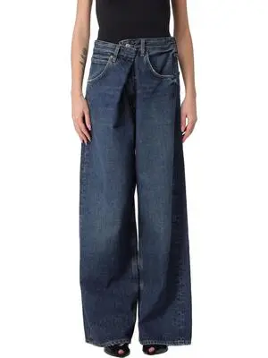 AGOLDE High Rise Wide Leg Jeans - Blue