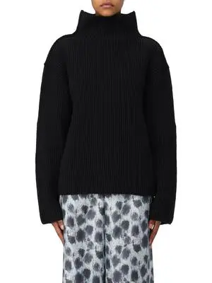 Marni High Neck Ribbed Jumper - Black
