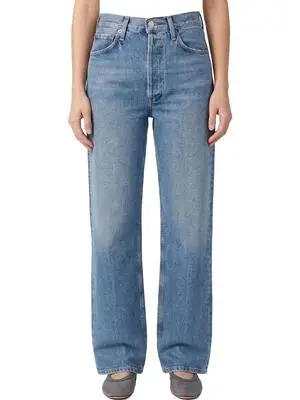 AGOLDE Straight Cotton Jeans - Denim