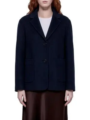 Max Mara Single-breasted Wool Blazer - Blue