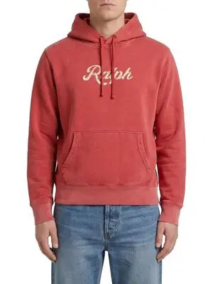 Polo Ralph Lauren Cotton Blend Hoodie With Logo - Red