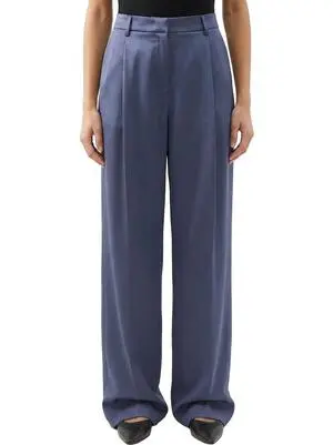 Giorgio Armani Wide-leg Trousers - Blue