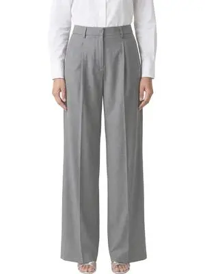 Giorgio Armani Wide-leg Trousers - Grey