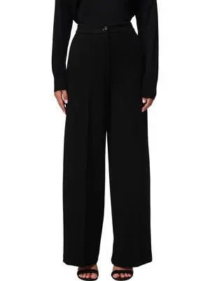 Liviana Conti Wide Leg Trousers - Black