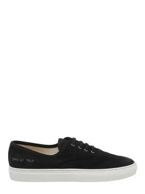 COMMON PROJECTS Common Projects Low-Top Suede Sneakers Black