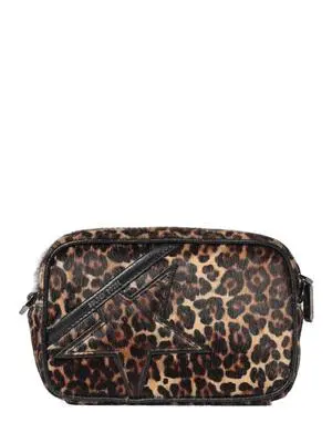 GOLDEN GOOSE Leopard Print Crossbody Bag - Beige