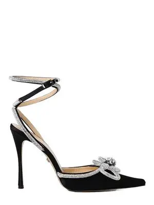 MACH&MACH Embellished Stiletto Court Shoes - Black