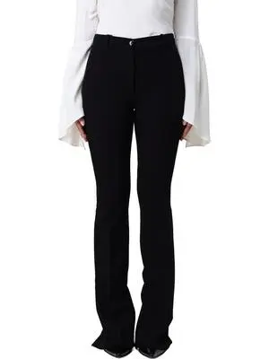 Pinko Tailored Trousers With Slit Detail - Black