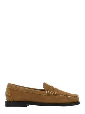 SEBAGO Classic Suede Penny Loafers - Beige