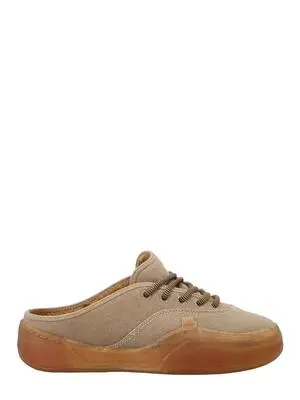 ERL Cotton Canvas Skate Sabot Sneakers - Brown
