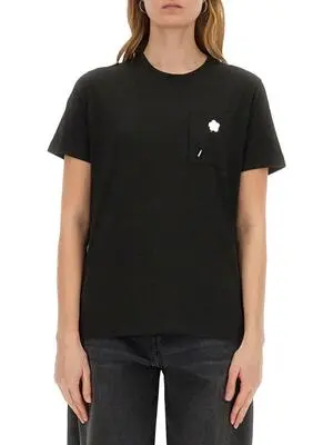 Kenzo Embroidered Pocket T-shirt - Black
