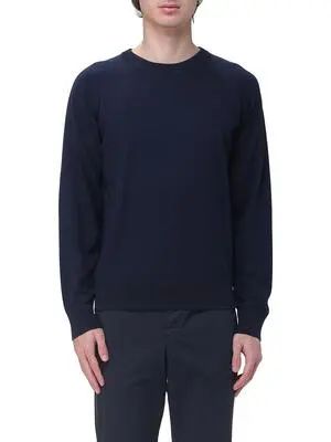 KANGRA Cotton Knitwear Crewneck Sweater - Blue