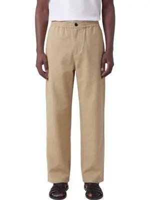 Le Kasha Organic Linen Wide Leg Trousers - Sand