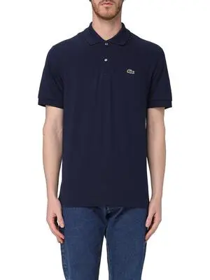 Lacoste Cotton Polo Shirt With Logo - Blue