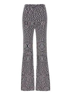 Missoni Jacquard Knit Flare Trousers - Multicolor