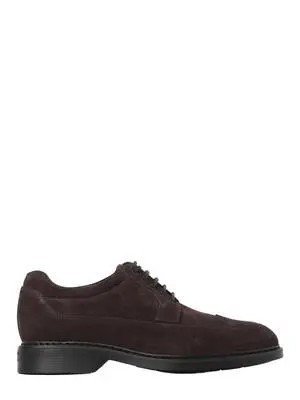Hogan Suede Brogue Shoes - Ebony