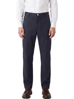 Edwin Cotton Straight Trousers - Blue