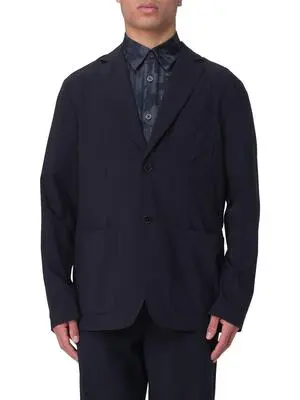 Armani Exchange Single Breasted Blazer - Navy