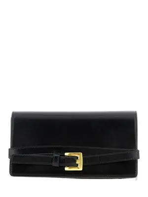Balmain Mini Bag With Buckled Strap - Black