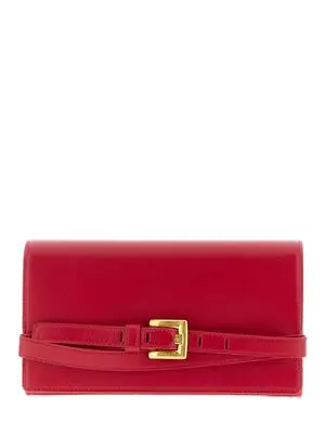 Balmain Mini Bag With Buckled Strap - Fuchsia