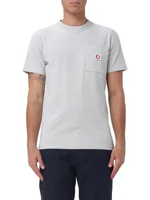 MURPHY&NYE Slim Fit Cotton T-shirt With Patch Pocket And Logo - Pearl