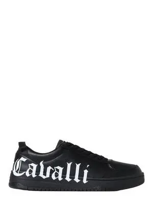 Just Cavalli Logo Trainers - Black