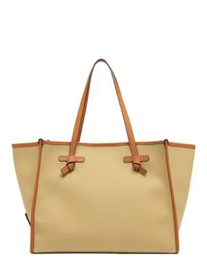 GIANNI CHIARINI Marcella Cotton Canvas Bag - Dark