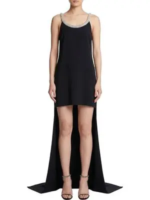 TOM FORD Embellished Strap Maxi Dress - Black