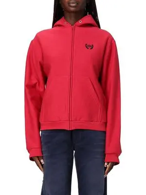 Balenciaga Zip-up Hoodie - Red