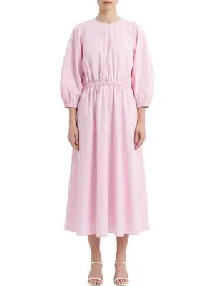 Fabiana Filippi Cotton Midi Dress - Pink