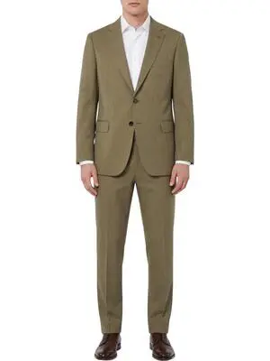 Brioni Single-breasted Wool Suit - Green